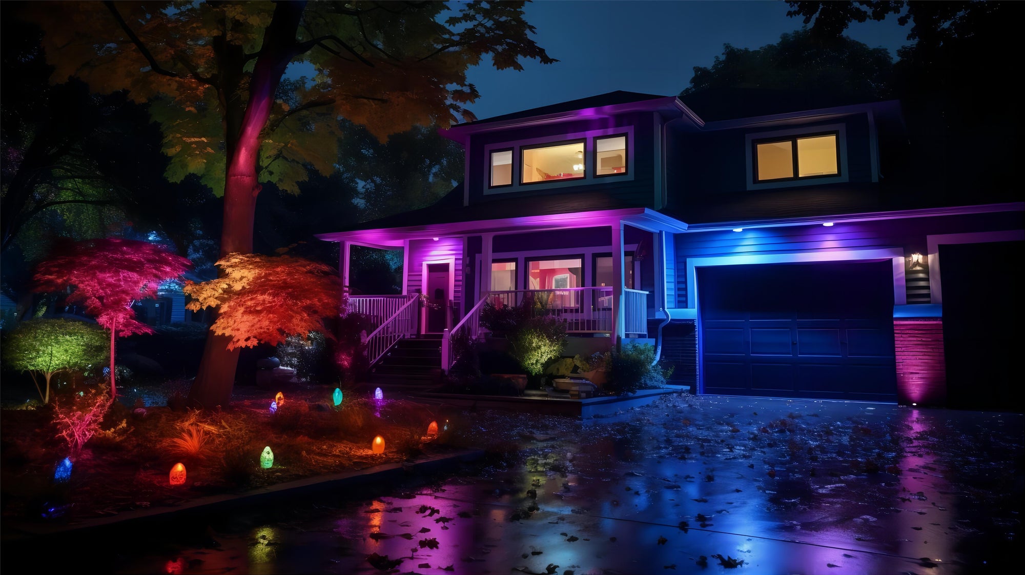 Unveiling the Magic of iLC LED Flood lights Outdoor for Halloween